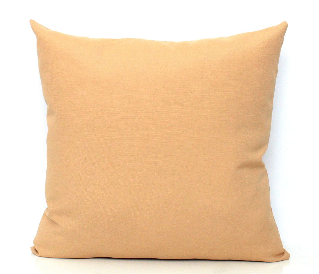 Camel, Light Mustard Pillow Cover, Solid, Cotton, All Sizes, Home Gifts ...