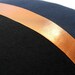 Copper Dark Blue and Black Metallic Colorblock Pillow Cover - Etsy