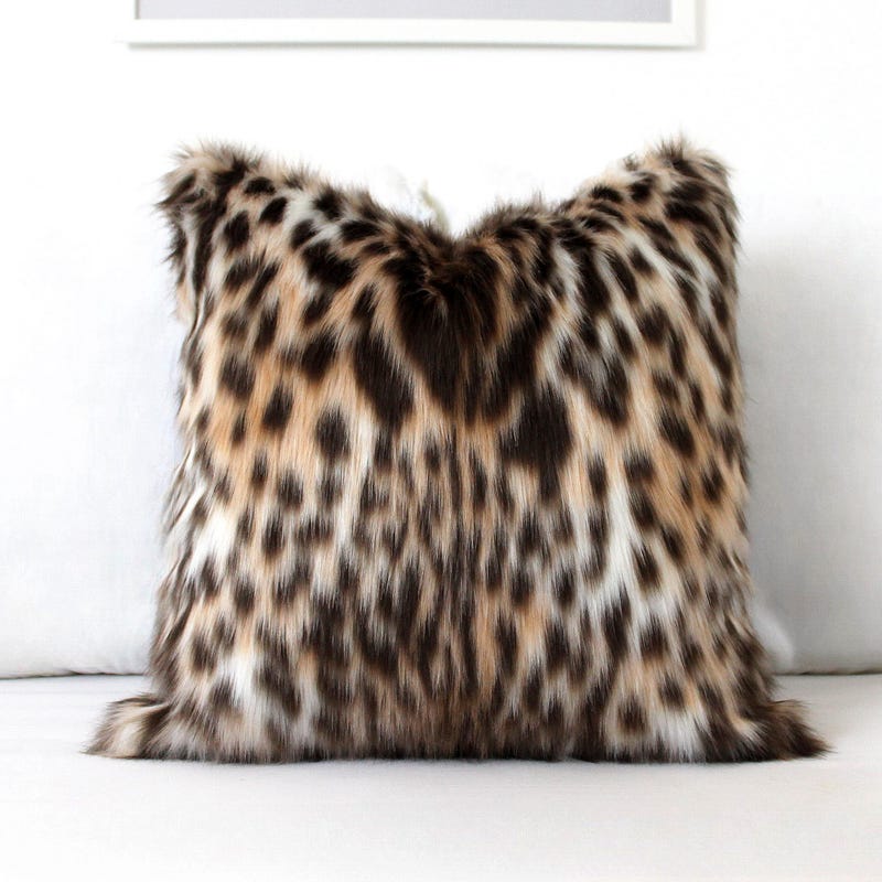 Leopard on Pillow Case - Etsy UK