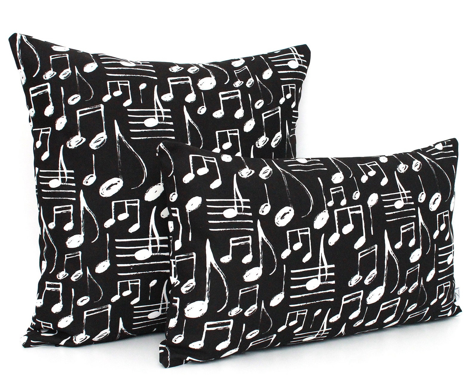 Music Notes Pillow Cover Print Throw Pillow Home Gifts for | Etsy