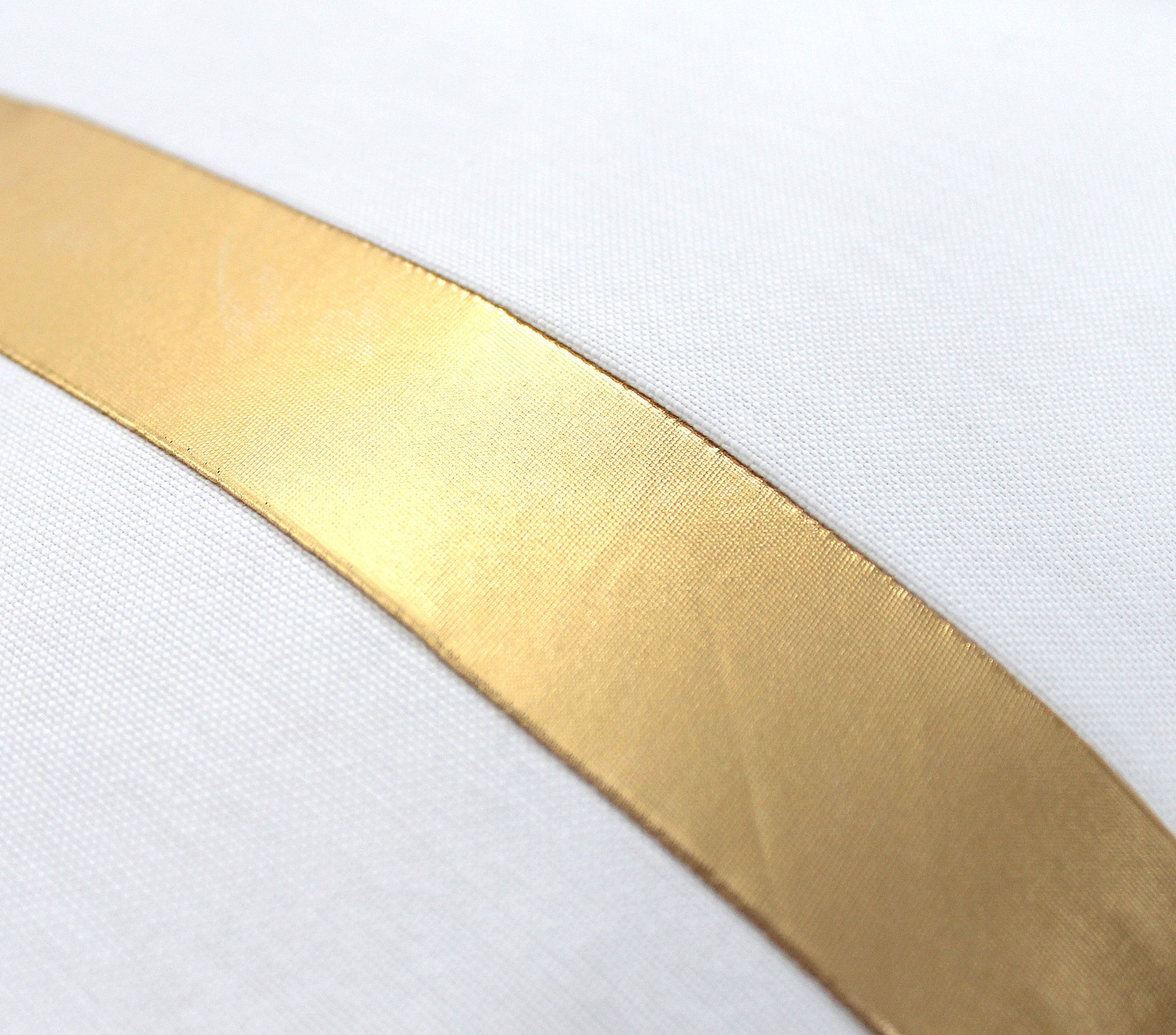 White and Metallic Gold Colorblock Pillow Cover Custom Stripe | Etsy