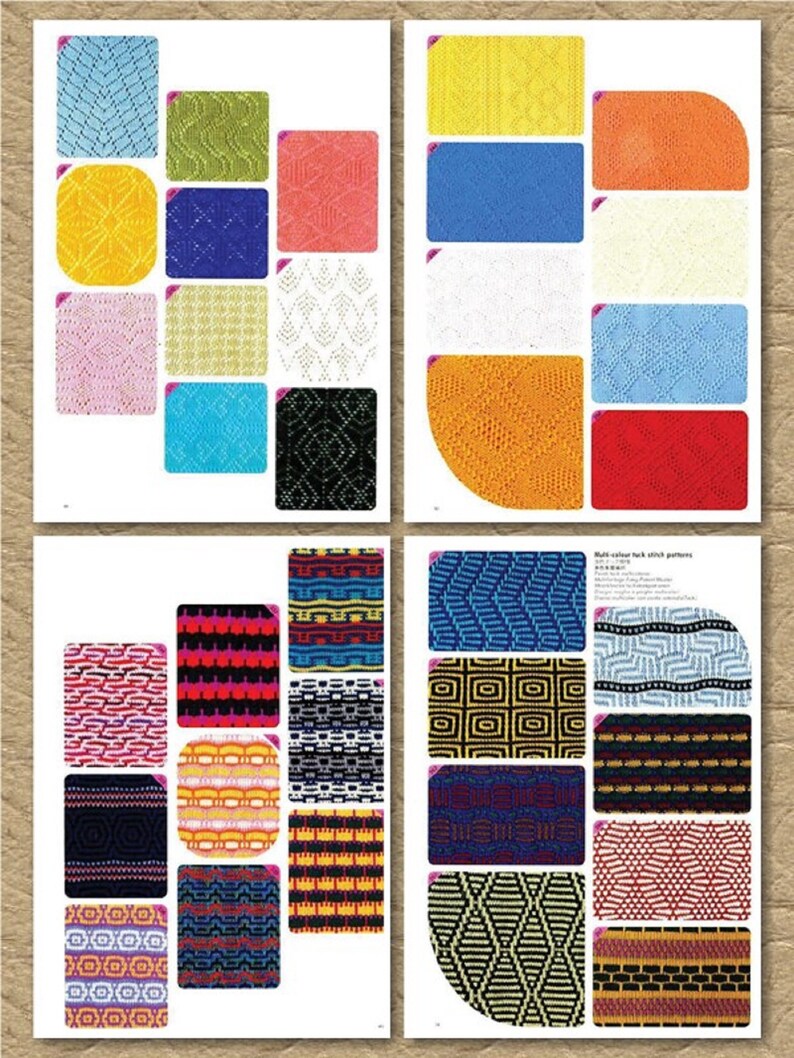 Stitch World Pattern Book III Machine Knitting Patterns PDF Download - Etsy