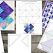 Card Trick Block Quilt Pattern in 2 Sizes 12 X 12 in and 16 X 16 in PDF ...