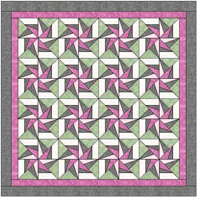Arrowhead Stars Quilt Block Pattern in 2 Sizes 12 X 12 in and 16 X 16 ...