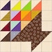 Flower Basket Quilt Block Pattern in 2 Sizes 12 in X 12 in and 16 in X ...