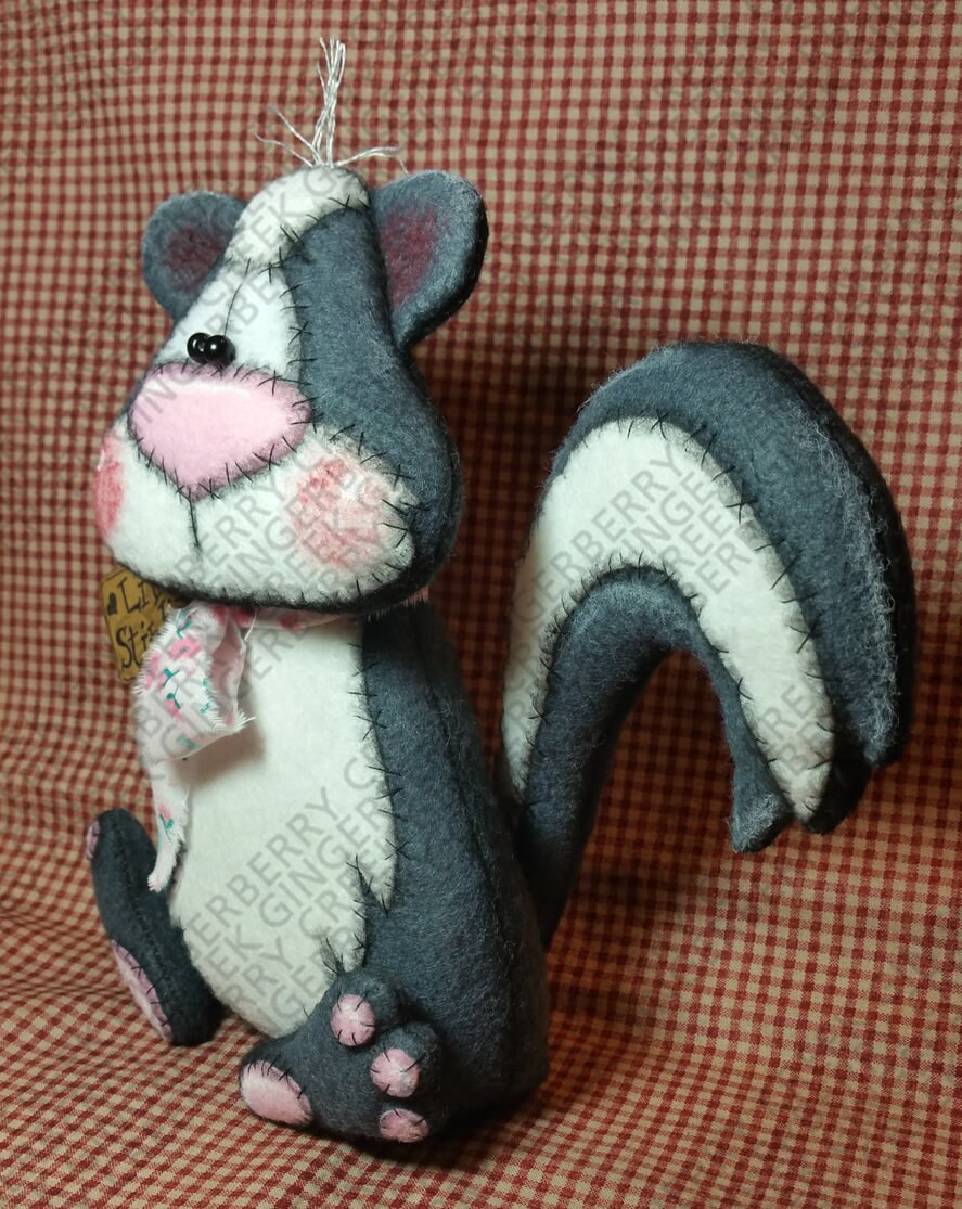 E-pattern - I'm so Stinkin' Cute Pattern #304 - Primitive Doll E ...