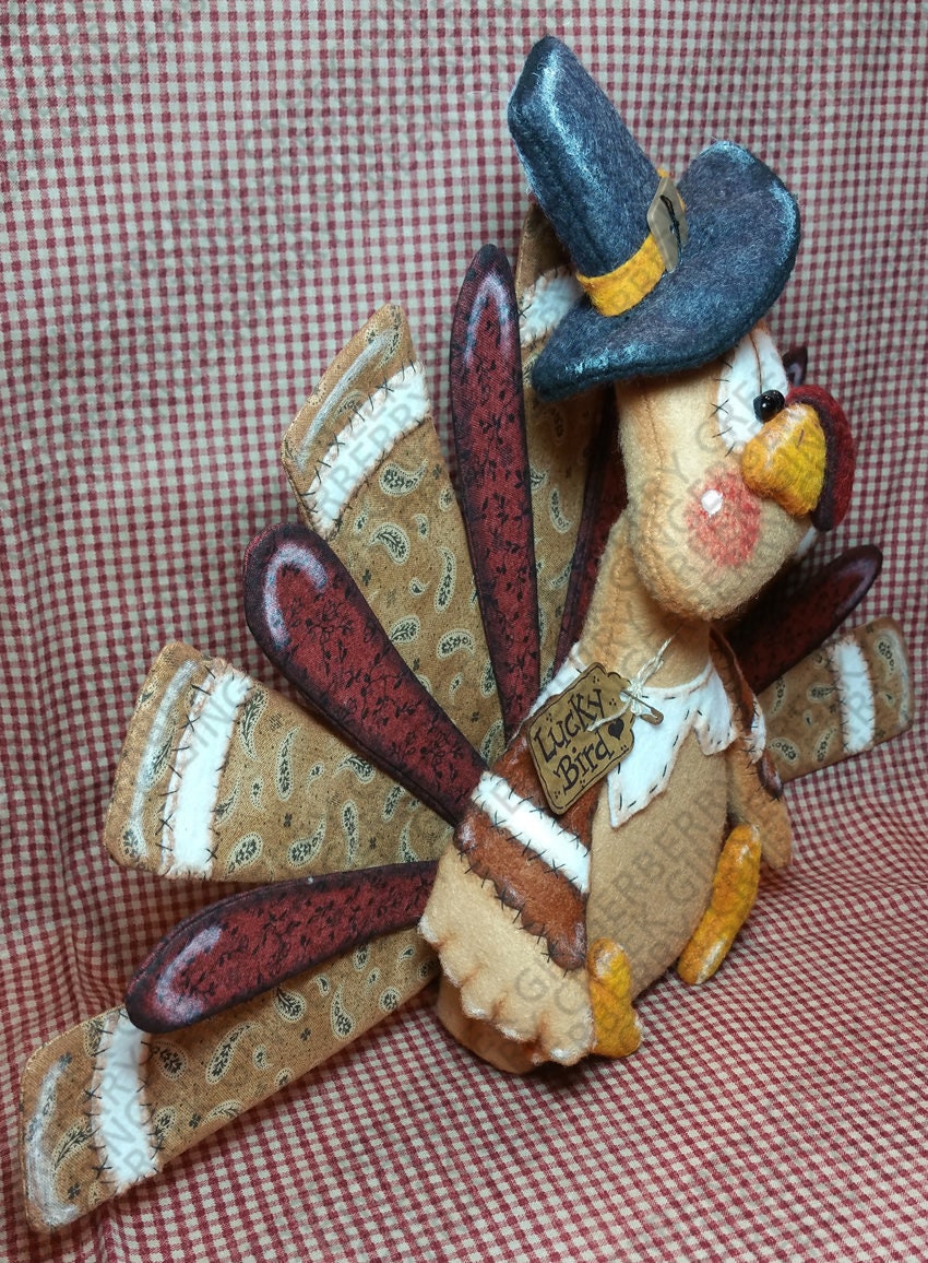 E-pattern - A Thanksgiving Pardon Pattern #319 - Primitive Doll E ...