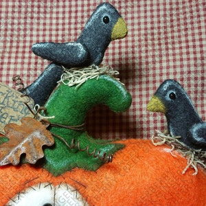 Harvest Pecking Order Pattern #233 - Primitive Doll Pattern - Halloween ...