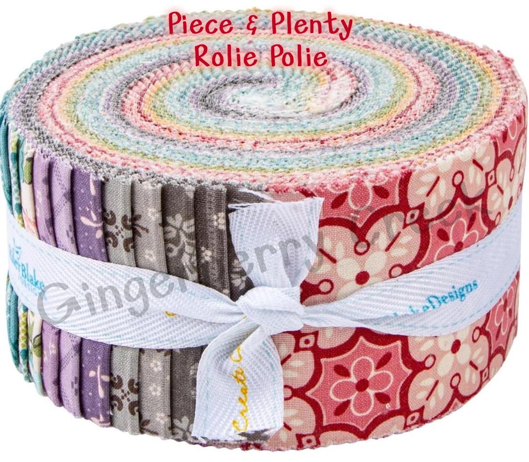 Riley Blake Rolie Polie - Piece & Plenty - Precut Jelly Roll - Etsy
