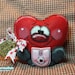 Love You More Pattern 249 Primitive Doll Pattern Valentines Heart Luv U ...