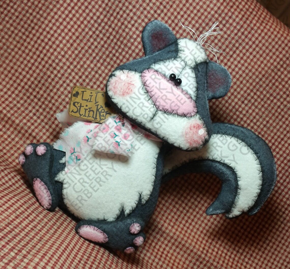 E-pattern - I'm so Stinkin' Cute Pattern #304 - Primitive Doll E ...