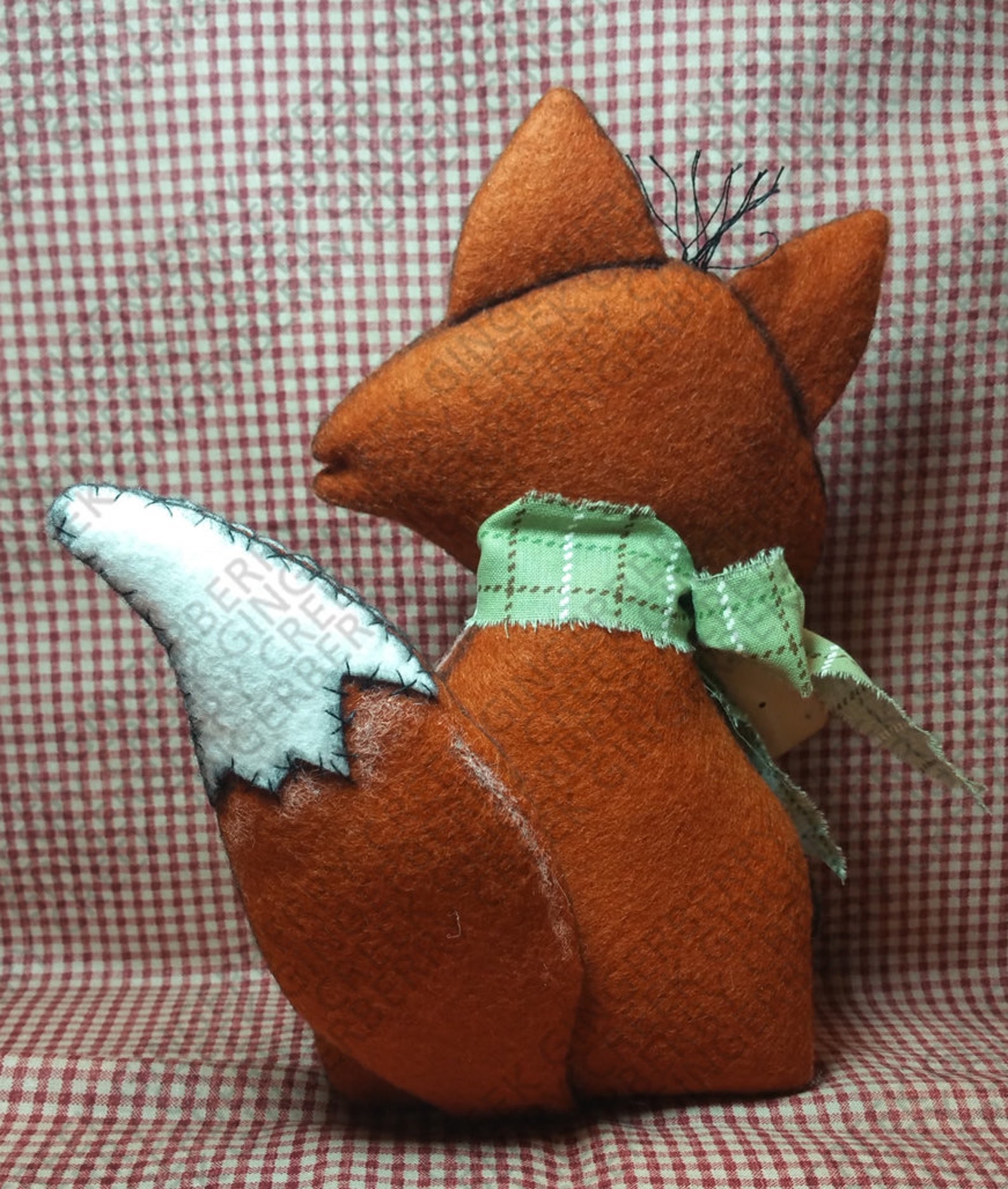 E-pattern - A Foxy Tale Pattern #301 - Primitive Doll E-pattern - Fox ...