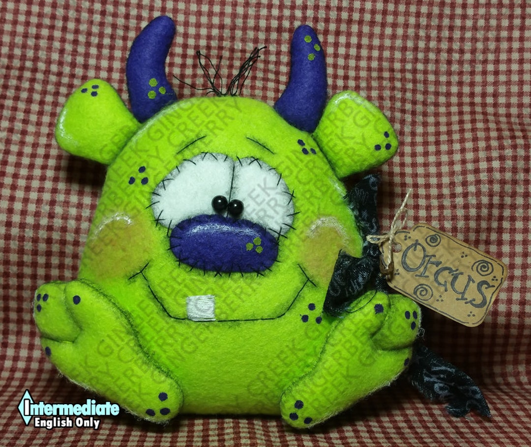 Orcus the Ogre Monster Pattern #187 - Primitive Doll Pattern ...