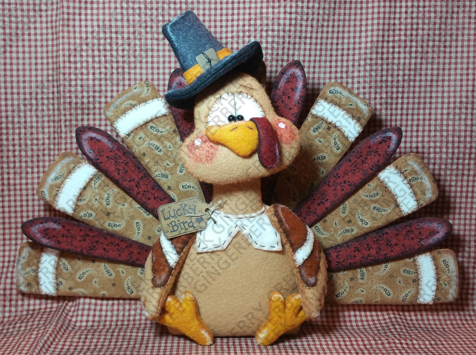 A Thanksgiving Pardon Pattern #319 - Primitive Doll Pattern ...