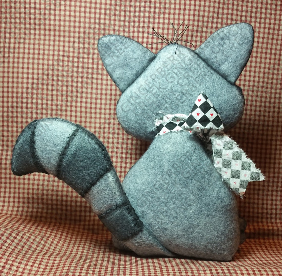 Mask-a-raid Raccoon Pattern #309 - Primitive Doll Pattern - Raccoon ...
