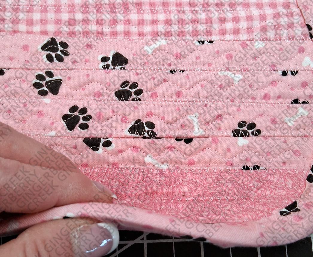 Medium Dog Bowl Mat Pattern - Paper Pattern - Jelly Roll Mat - Pet Bowl ...
