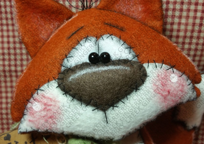 E-Pattern A Foxy Tale Pattern 301 Primitive Doll | Etsy