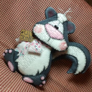 I'm so Stinkin' Cute Pattern #304 - Primitive Doll Pattern - Skunk ...