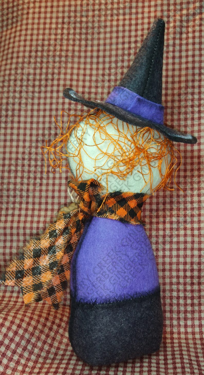 Witchy Little Wendy Pattern #270 - Primitive Doll Pattern - Halloween ...