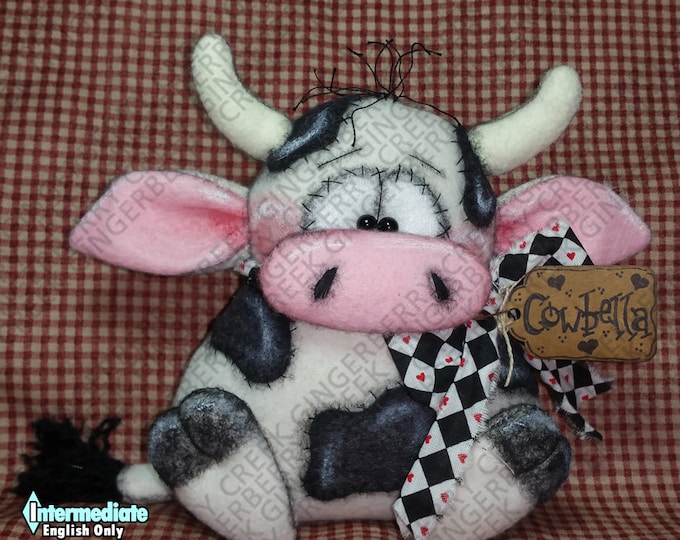 E-pattern - Cowbella Pattern #172 - Primitive Doll/ornie E-pattern ...