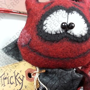 Tricky Little Devil Pattern #145 - Primitive Doll Pattern - Halloween ...