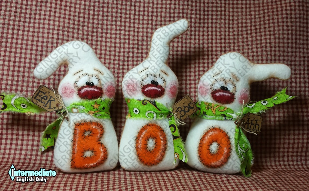 The Boos Brothers Pattern #225 - Primitive Doll Pattern - Halloween ...