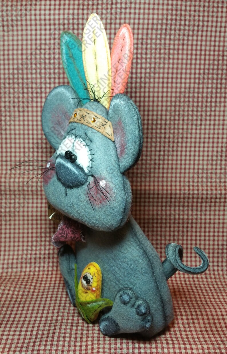 Sits With A-maizing Friend Pattern #321 - Primitive Doll Pattern ...