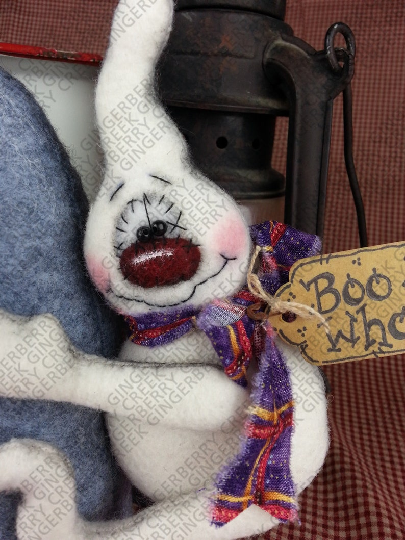 Boo Who? Tombstone Pattern #122 - Primitive Doll Pattern - Halloween ...