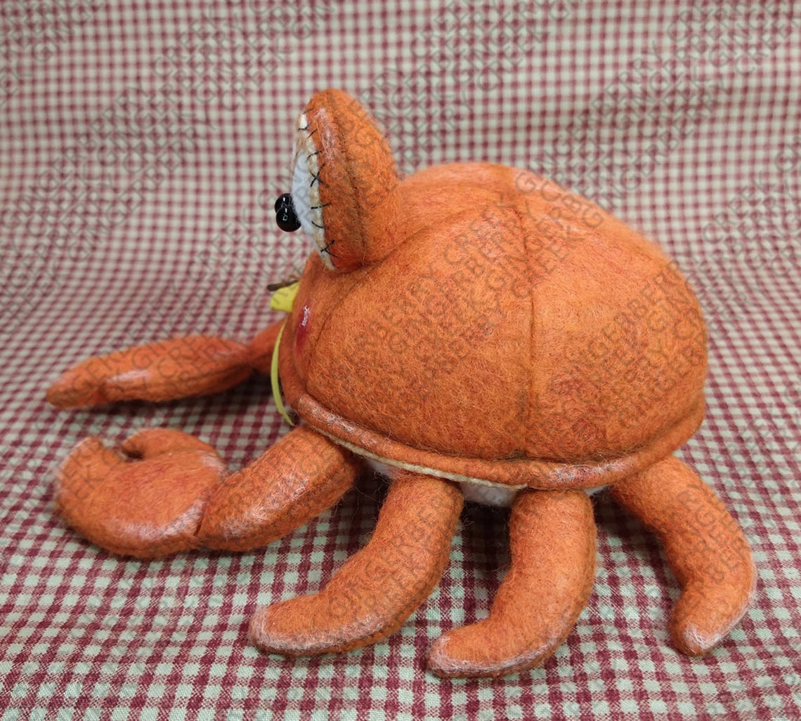 E-pattern - Get the Shell Out Crab Pattern #355 - Primitive Doll E ...