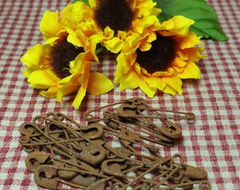 Rusty Pins - Etsy
