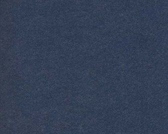 Wool Felt Deep Sea Blue Sold by the Half Yard BTHY | Etsy