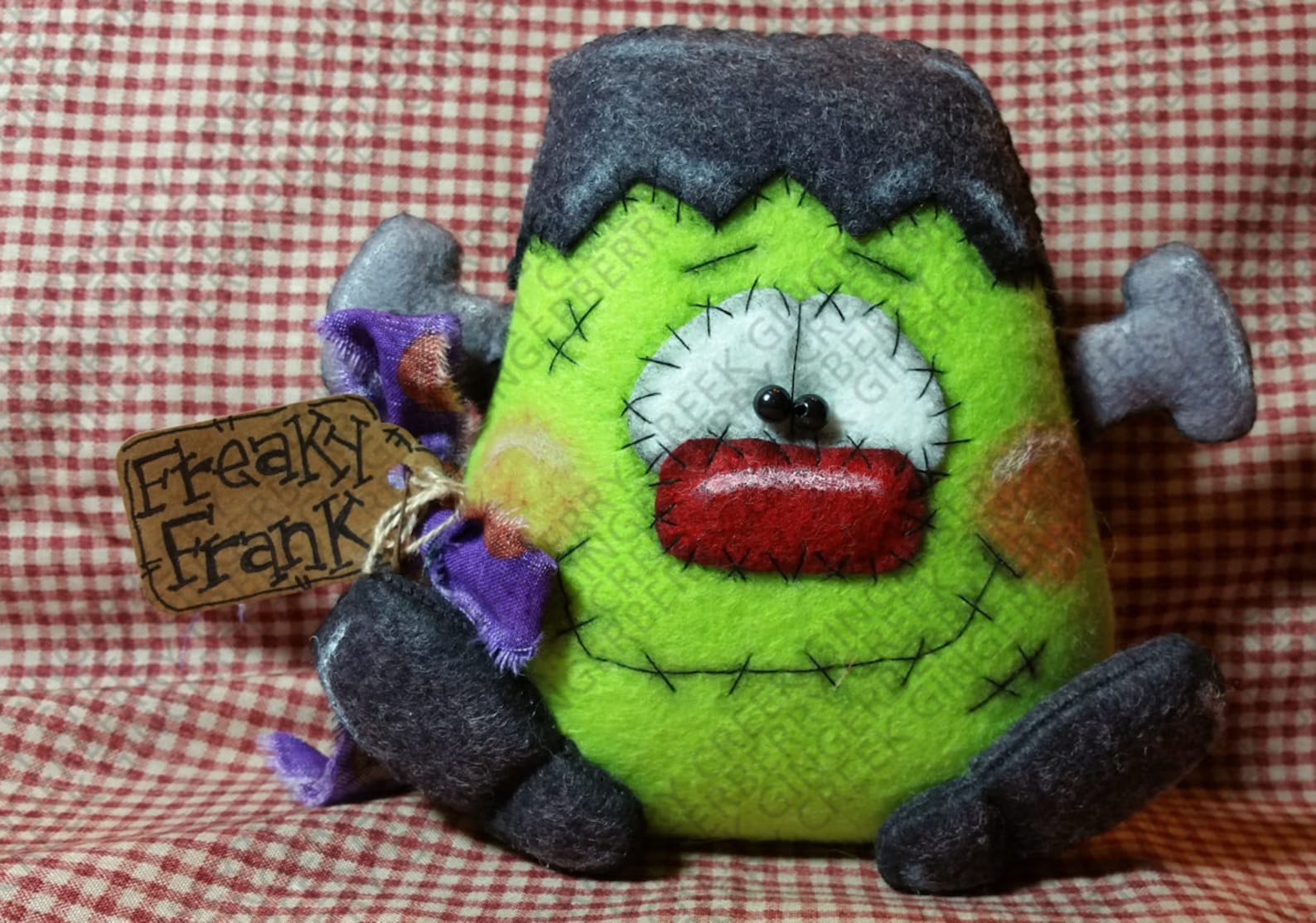 Freaky Frank Frankenstein Monster Pattern #184 - Primitive Doll Pattern ...