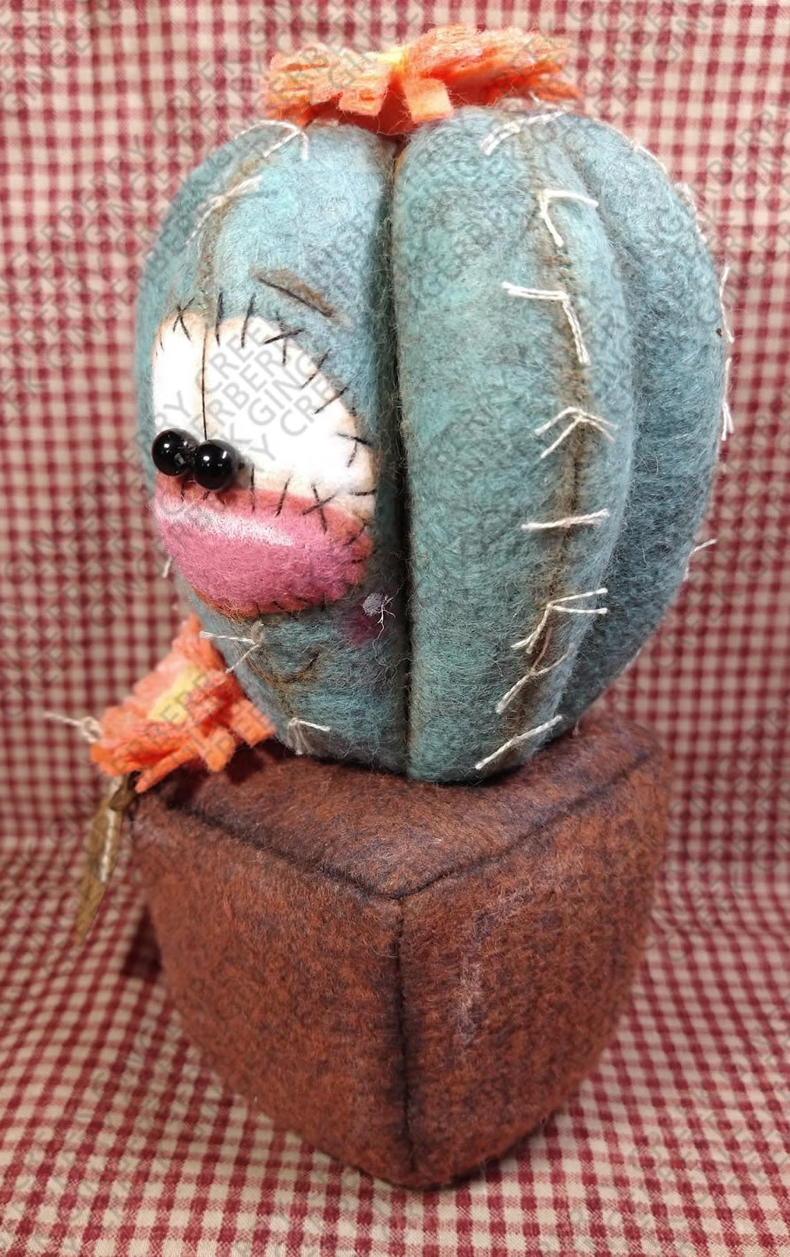 Big Buddi Barrel Cactus - Handmade Finished OOAK Primitive Doll ...