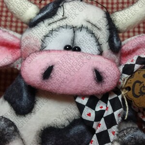 Cowbella Pattern #172 - Primitive Doll Pattern - Animal - Cow - Bull ...