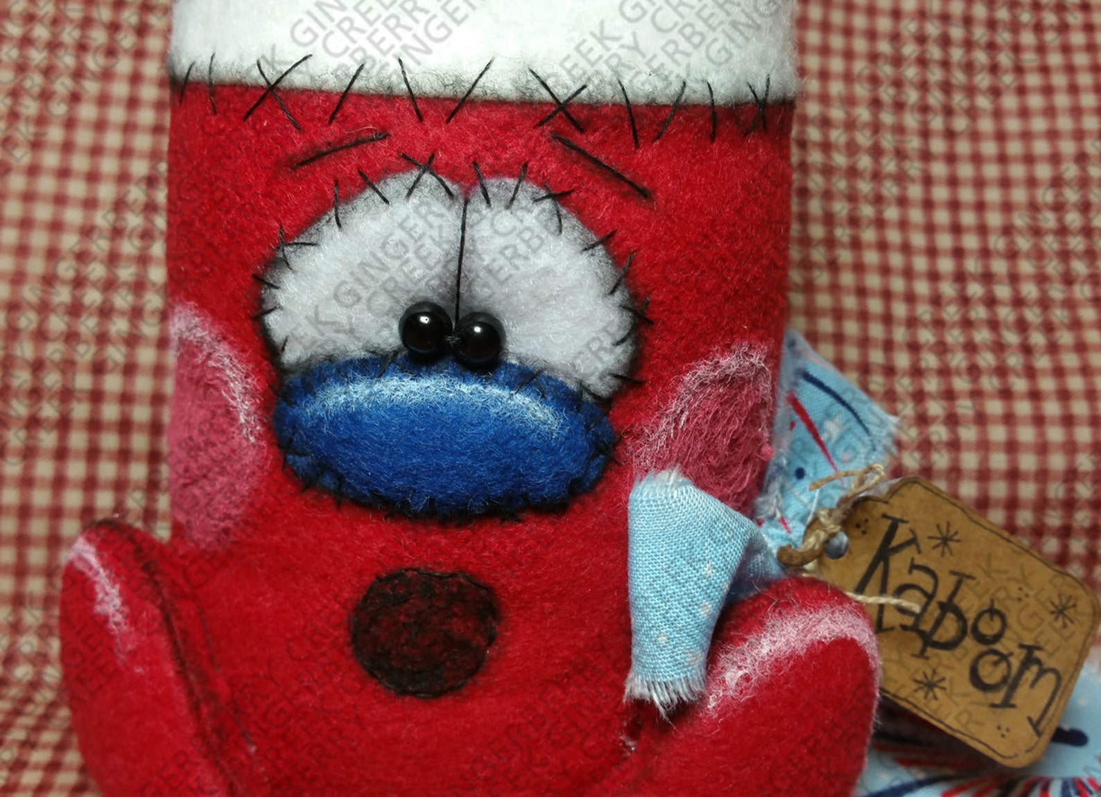 Kaboom! Dynamite Friends Pattern #214 - Primitive Doll Pattern ...