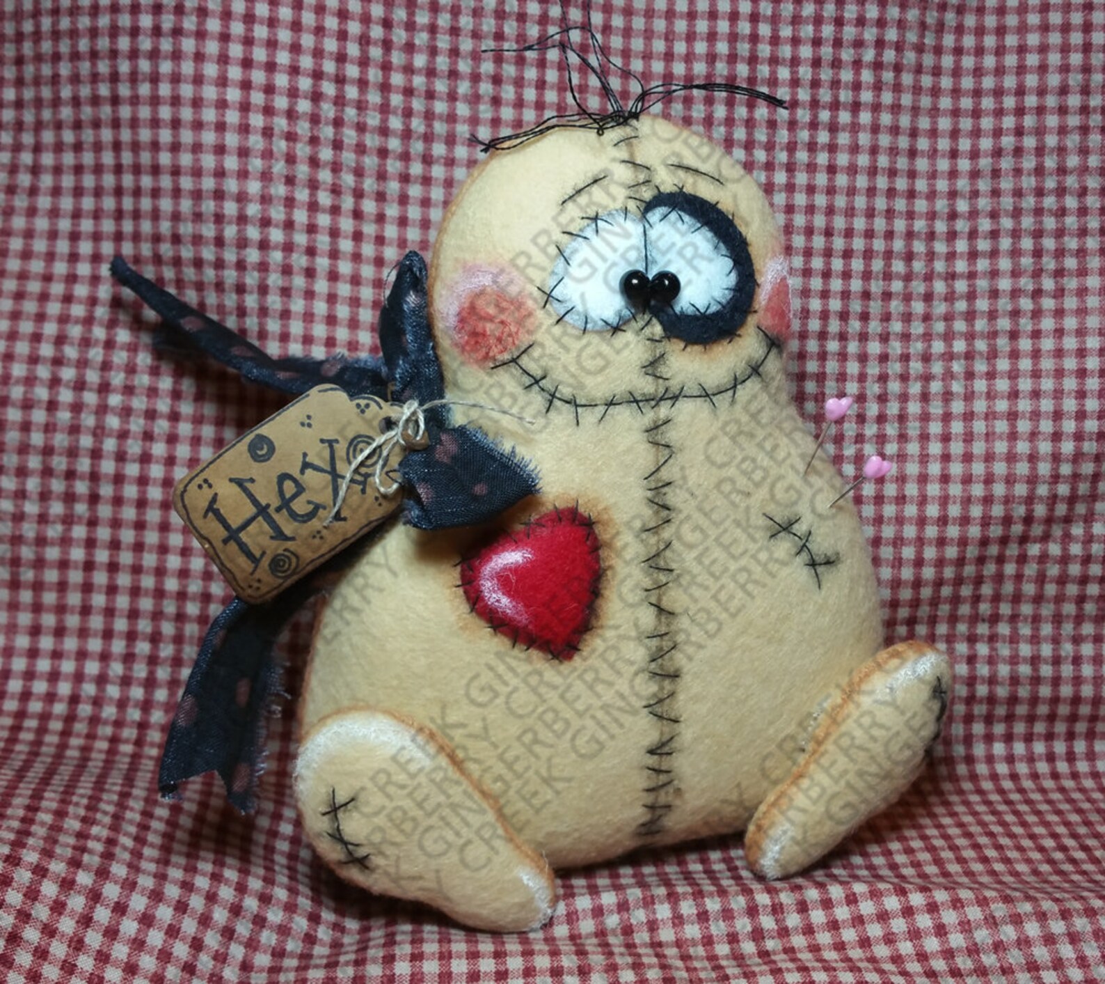 Tender Curses Voodoo Doll Pattern #226 - Primitive Doll Pattern ...