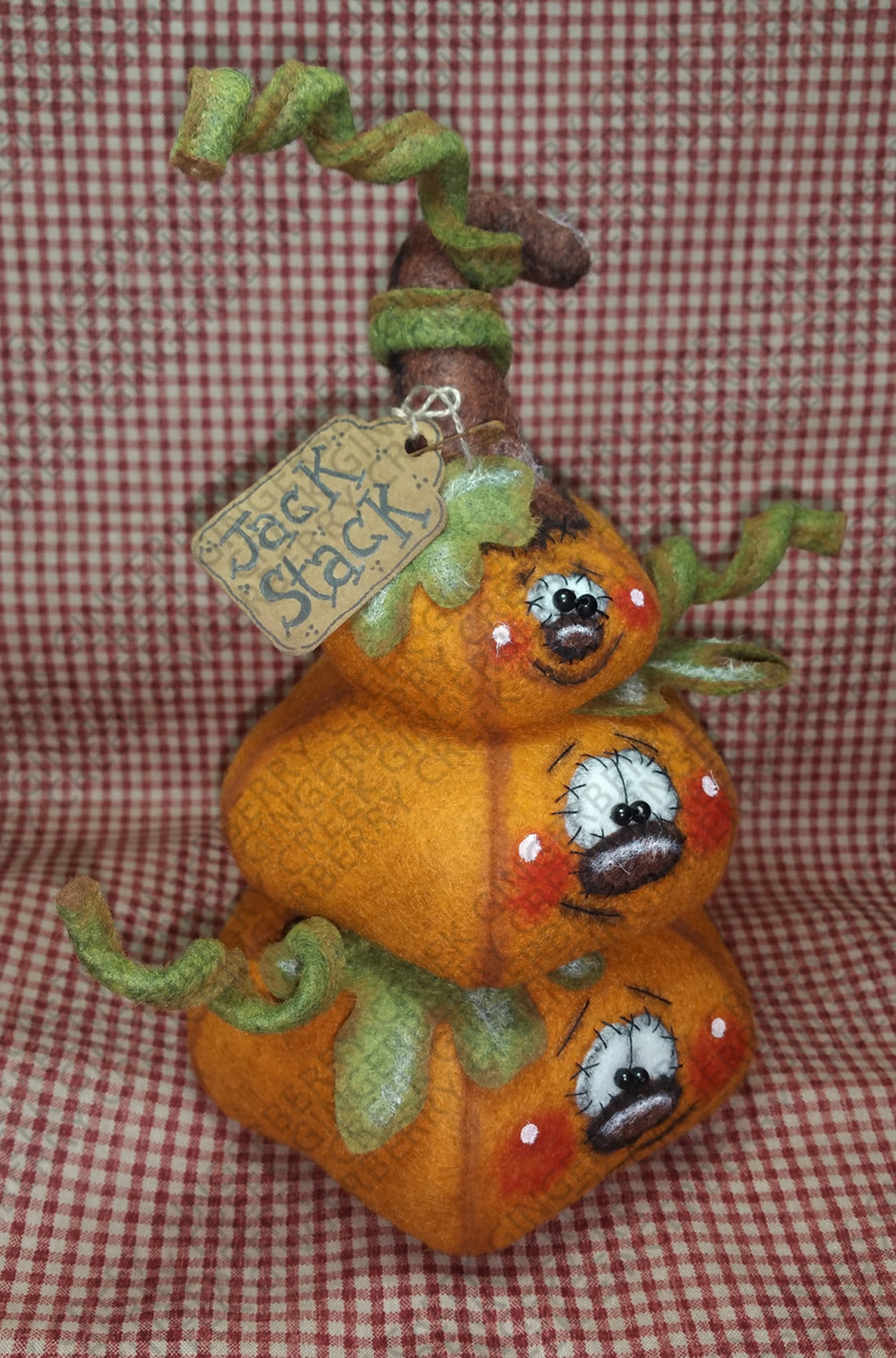 A Jack Stack Pumpkin Pattern 237 Primitive Doll Pattern - Etsy