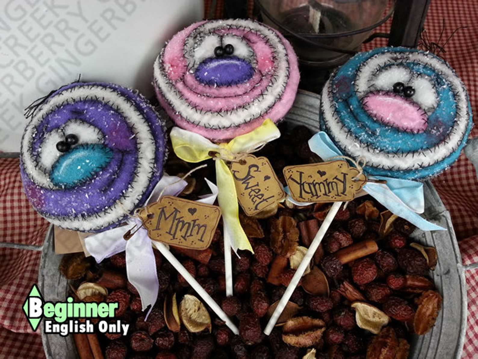 The Lollipop Guild Pattern 138 Primitive Dolls Pattern - Etsy