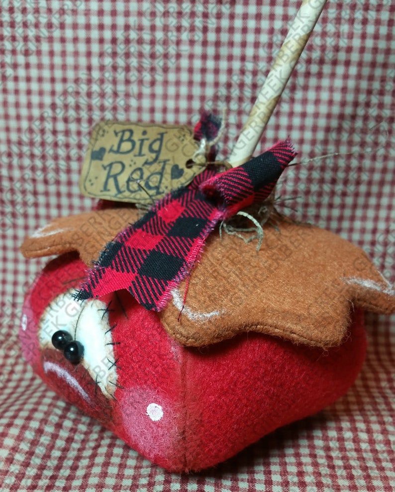 E-pattern - Caramel Apple Gang Pattern #313 - Primitive Doll E-pattern ...