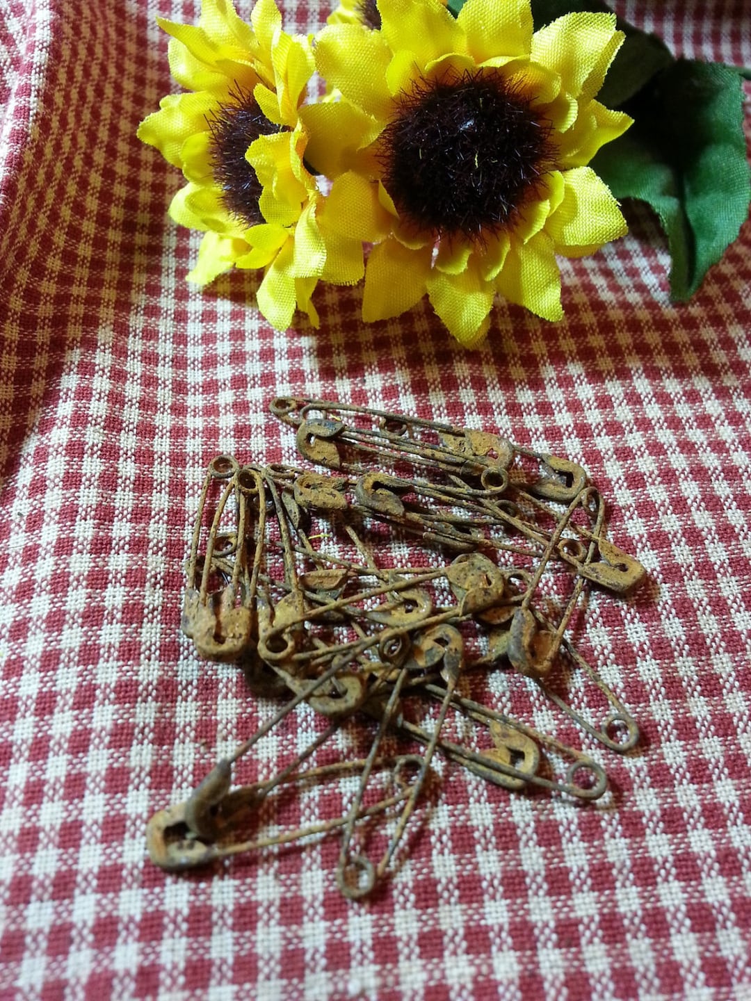 1-1/8" Rusty Safety Pins - 25 Pcs - Rusty Tin - Etsy