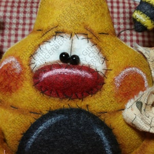 E-pattern - Honey I'm Home Pattern #221 - Primitive Doll E-pattern ...