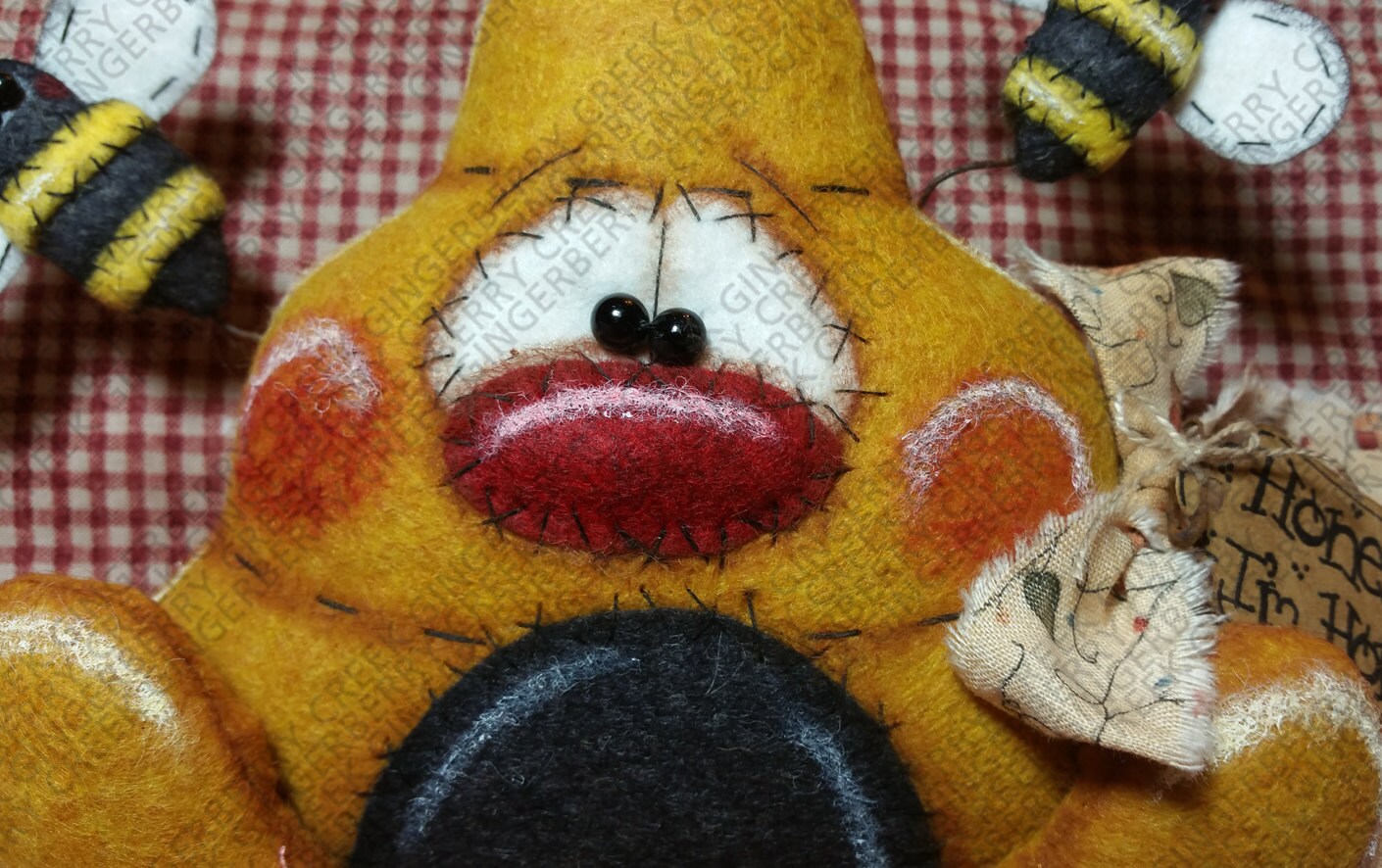 E-pattern - Honey I'm Home Pattern #221 - Primitive Doll E-pattern ...