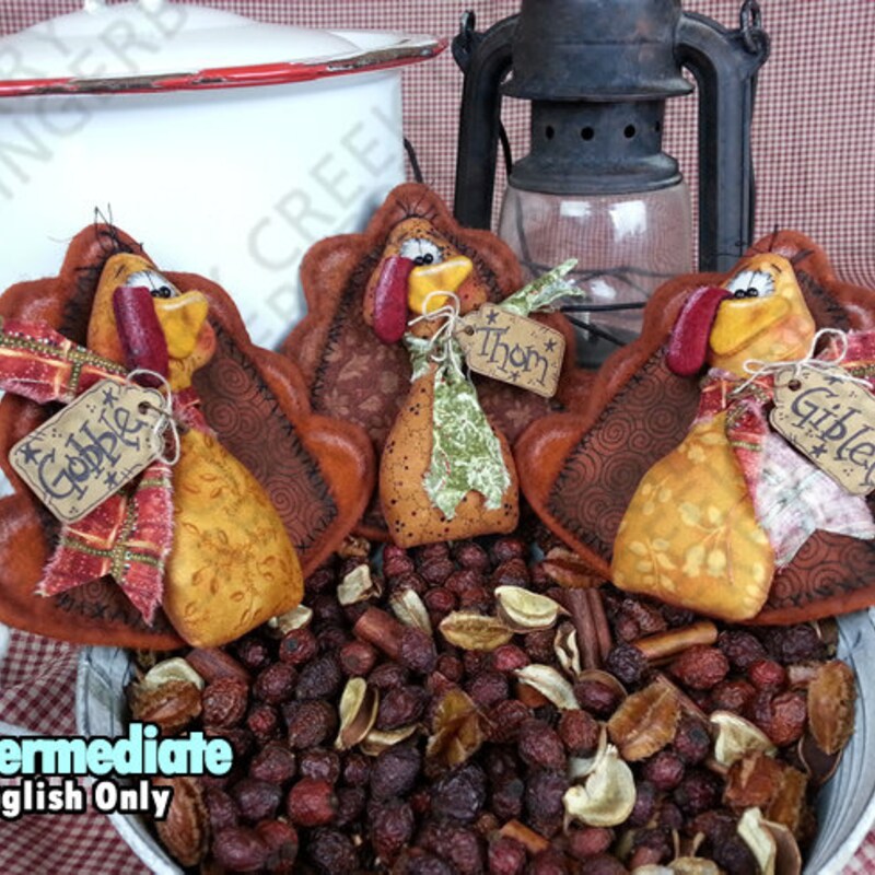 Primitive Turkey Pattern - Etsy