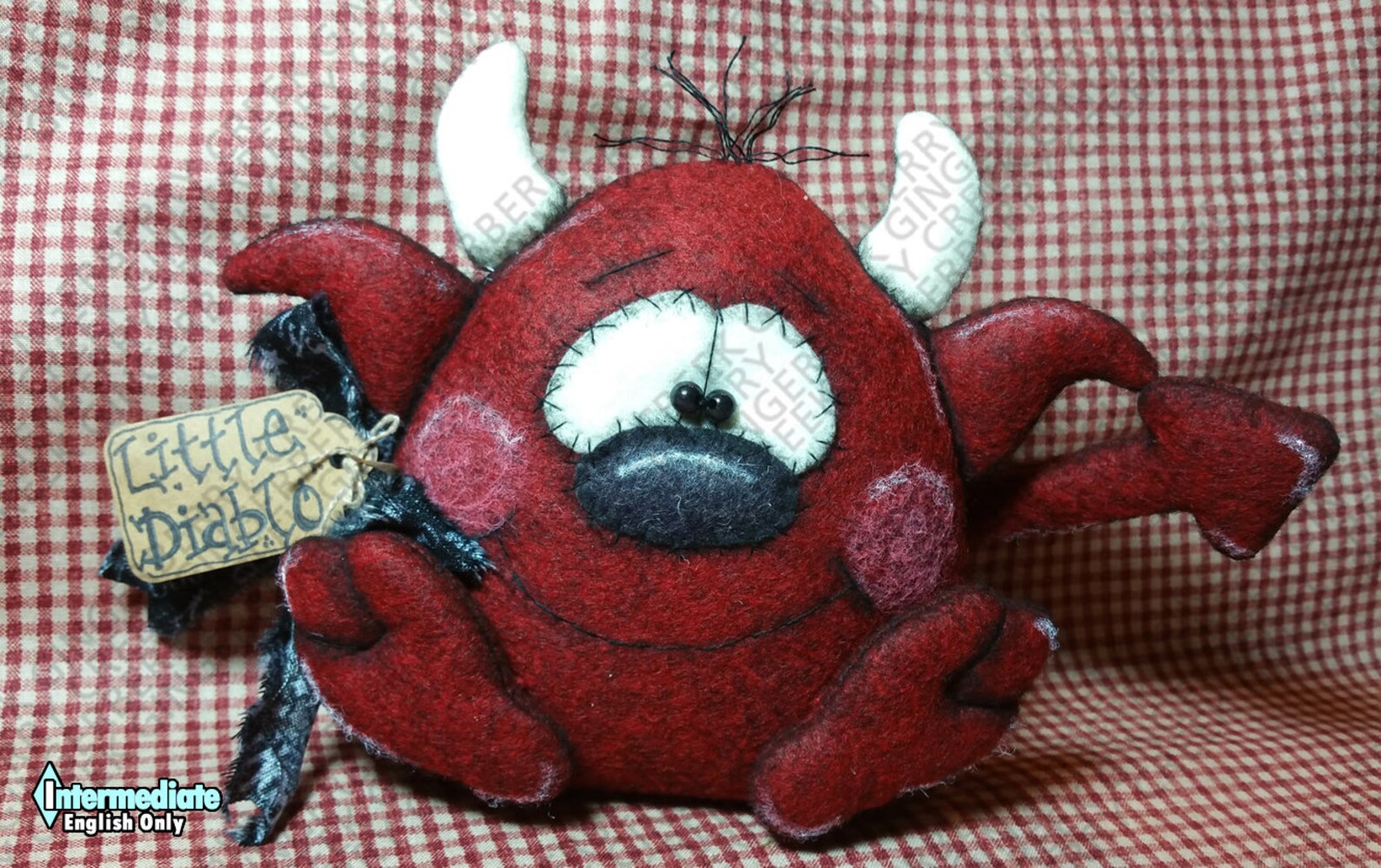 Little Diablo Devil Pattern 188 Primitive Doll Pattern | Etsy