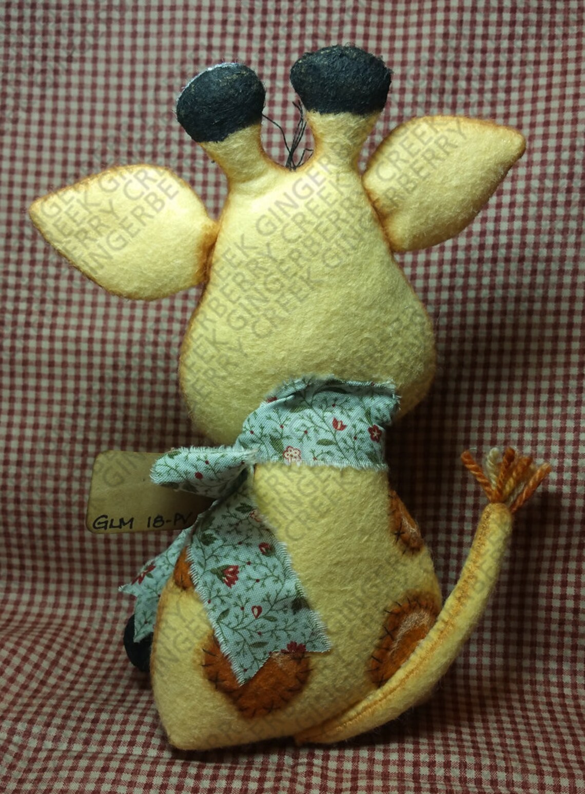 E-pattern Tiny Taffy the Giraffe Pattern 283 Primitive - Etsy