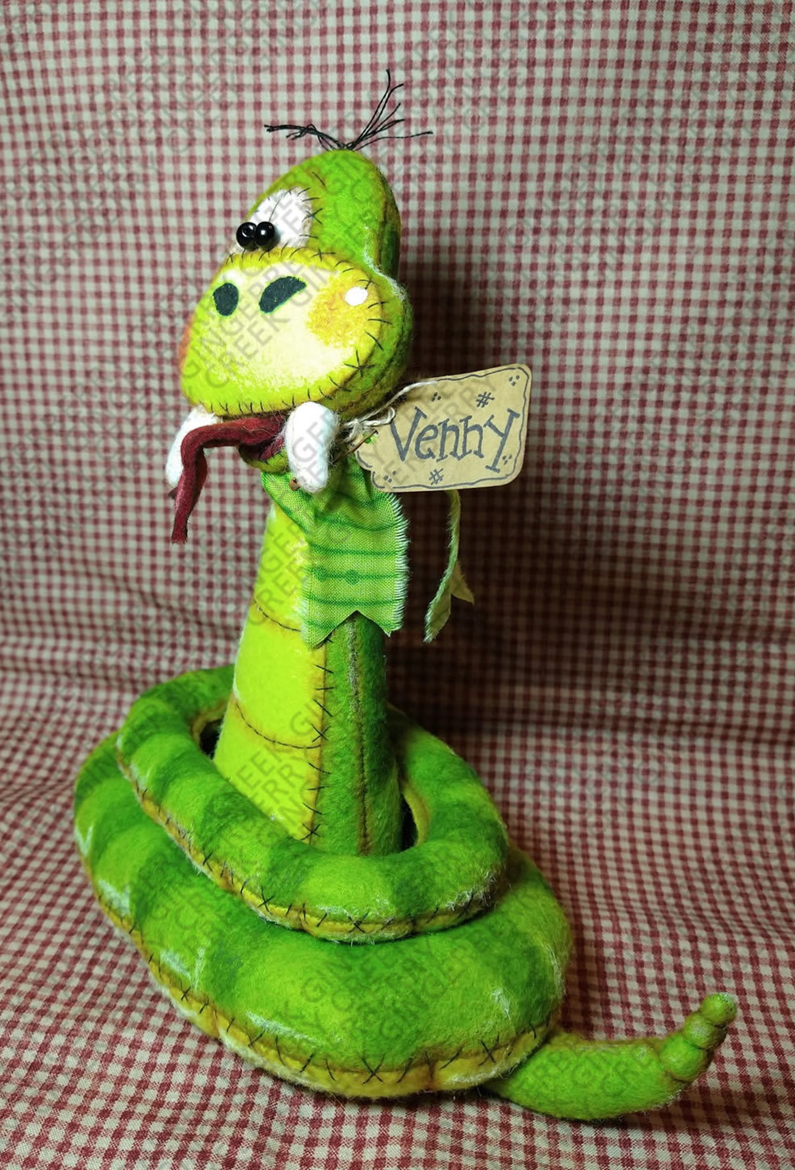 Don't Throw a Hissy Pattern #343 - Primitive Doll Pattern - Snake ...