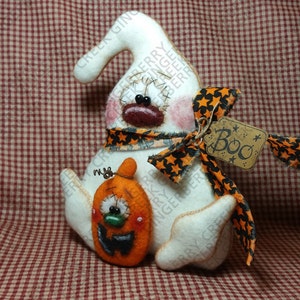 Punky and Booster Pattern #224 - Primitive Doll Pattern - Halloween - Pumpkin - Ghost - Boo ...