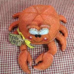 E-pattern - Get the Shell Out Crab Pattern #355 - Primitive Doll E ...