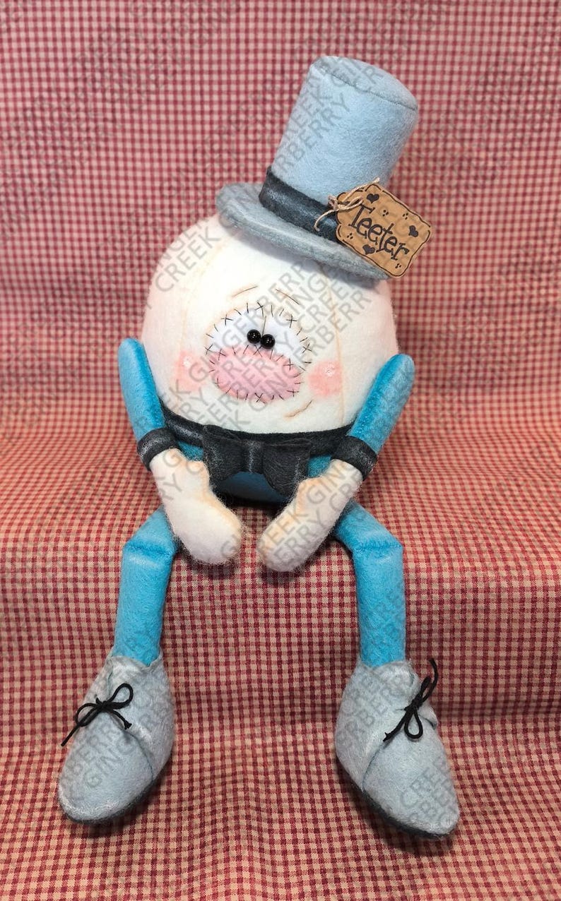 I Fall to Pieces Humpty Dumpty Featuring Teeter - Finished Handmade ...