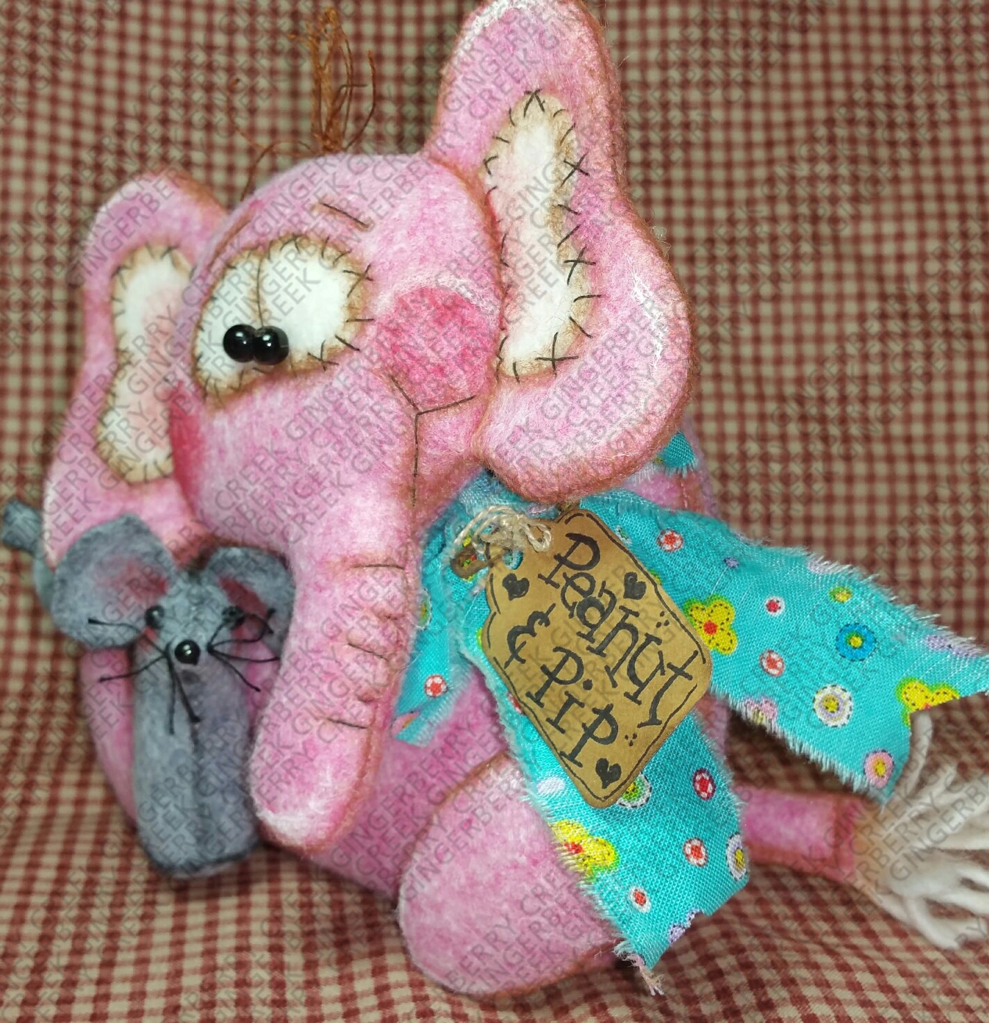 E-pattern Peanut Elephant and Pip Mouse Pattern 211 | Etsy